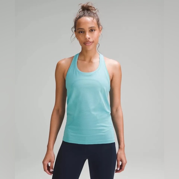 lululemon athletica | Tops | Euc Lululemon Angel Blue Swiftly Tech ...